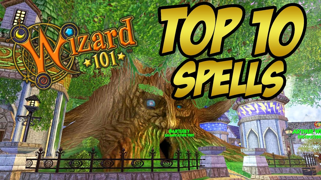 Wizard101: My Top 10 Favorite Looking Spells! - YouTube