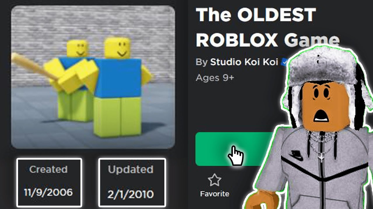 I Played The OLDEST ROBLOX GAME! - YouTube