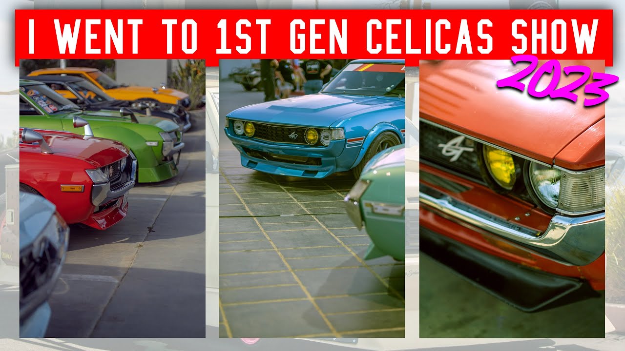 Super Cool 1st Gen Celicas and Classic Japanese Car Meet - YouTube