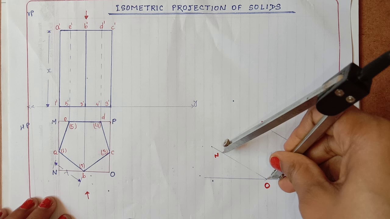 Isometric Projection.... Lecture 9......Isometric Projection of ...