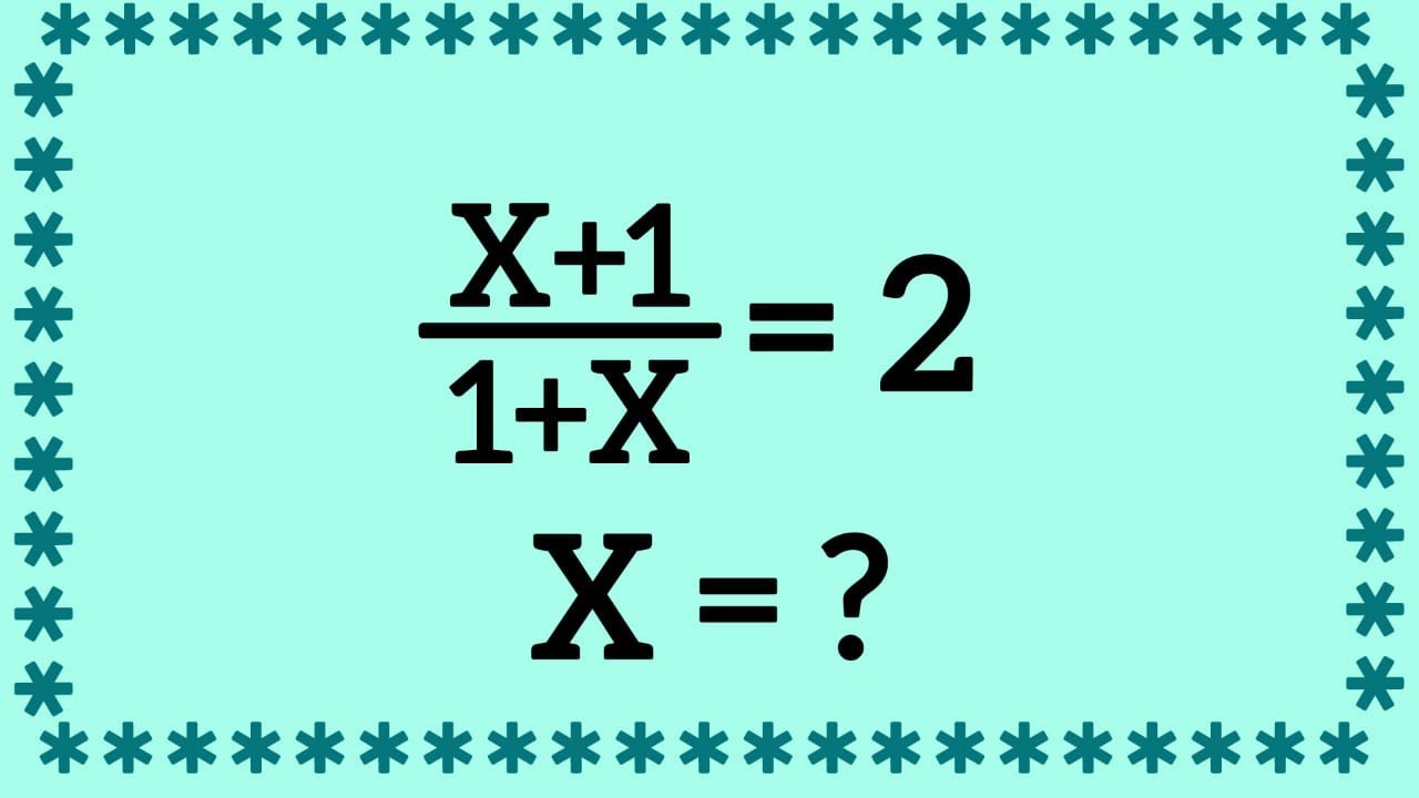 No Solution Problem | Can you solve this?? | Algebra Question ...