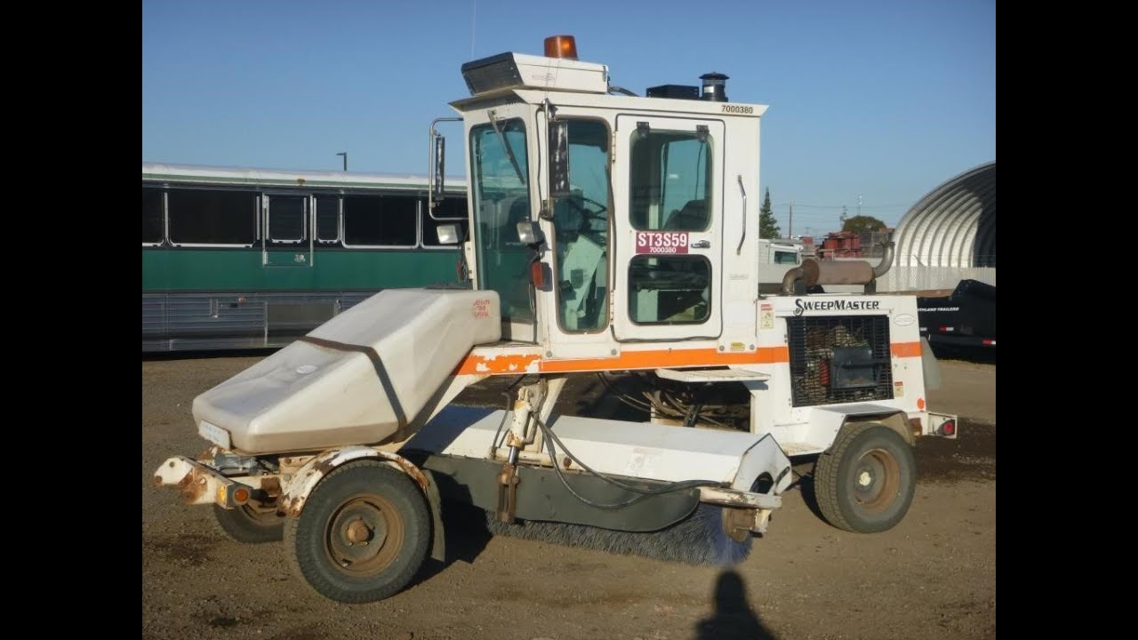 2003 Laymor 8C Sweep Master Sweeper - YouTube