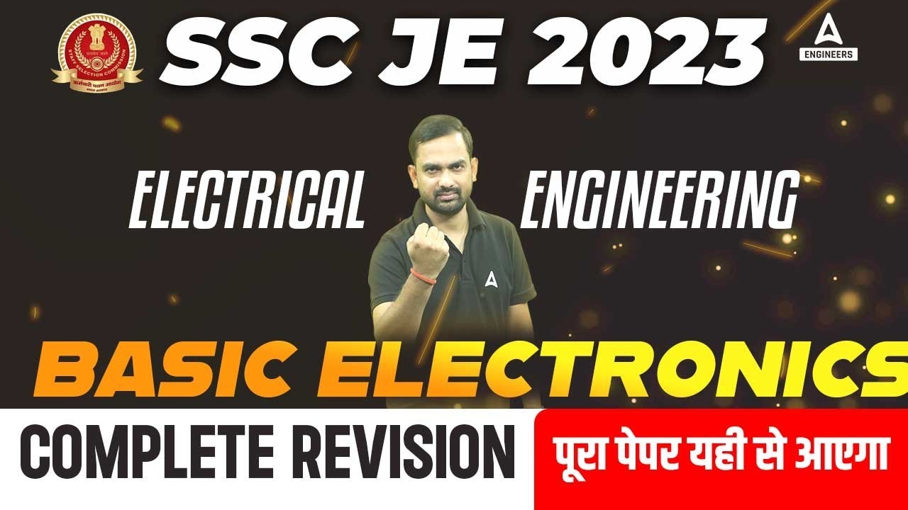 SSC JE Electrical Classes | Basic Electronics Engineering Lecture ...