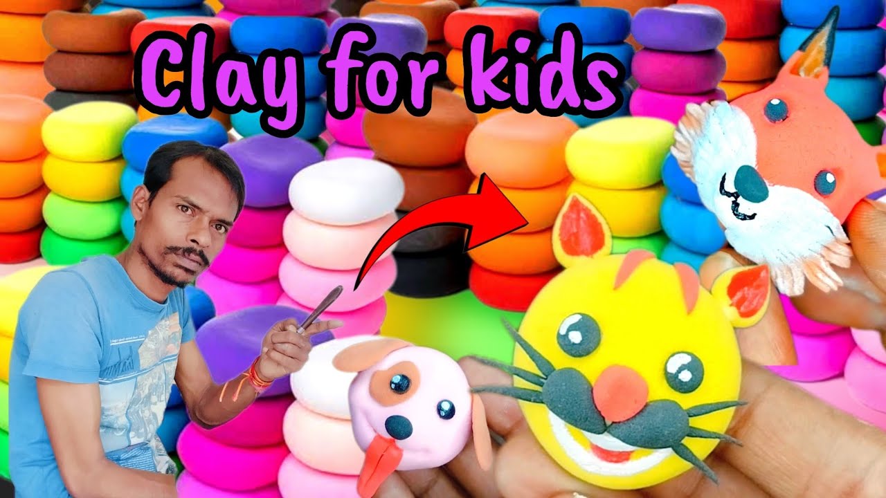 Clay Making Toys For Kids Clay Crafts /Clay For kids - YouTube