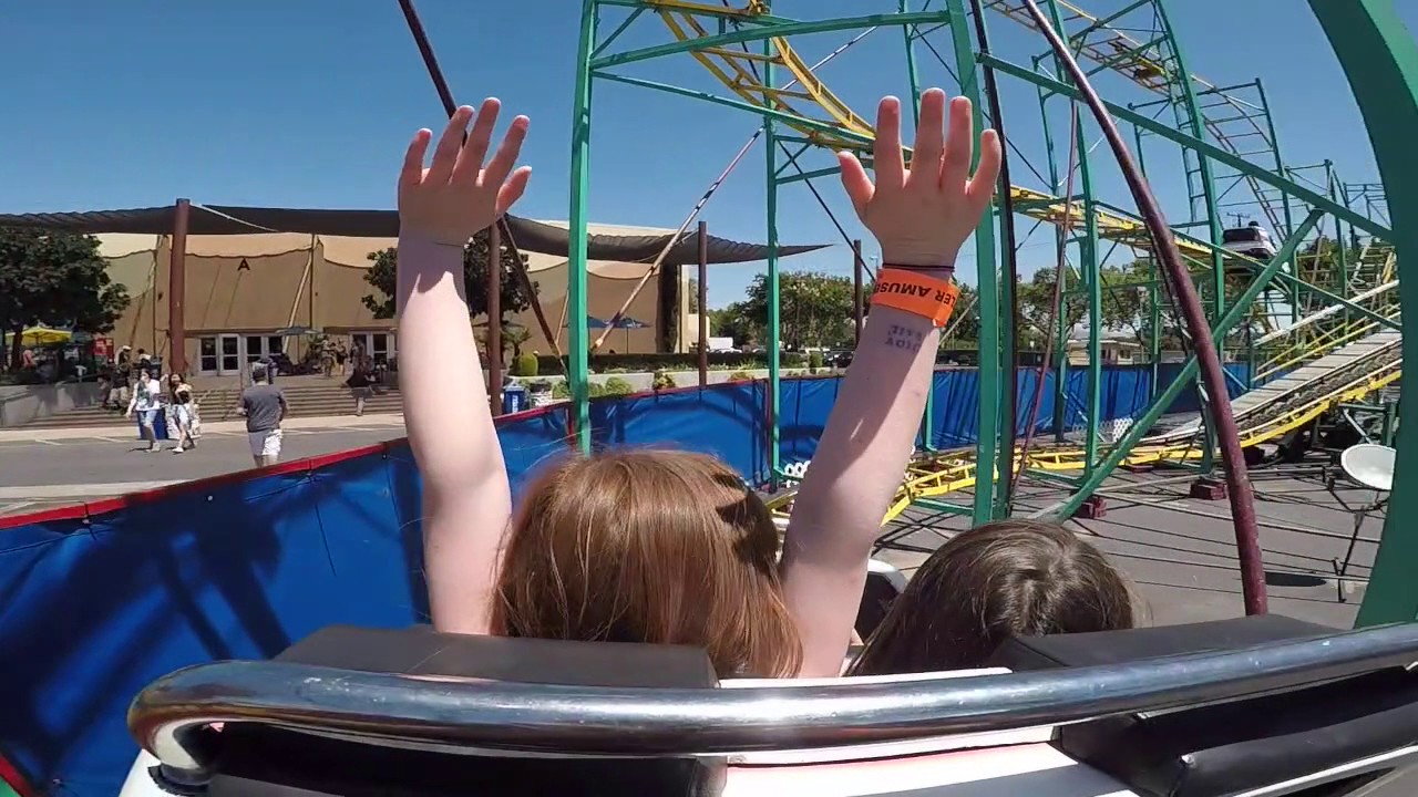 Rollercoaster at Alameda County Fair - YouTube
