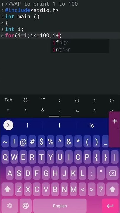 WAP to print 1 to 100 in C language. - YouTube