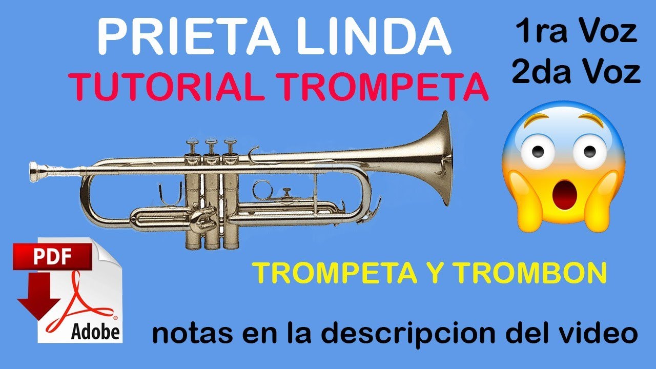 PRIETA LINDA | Tutorial Trompeta - YouTube