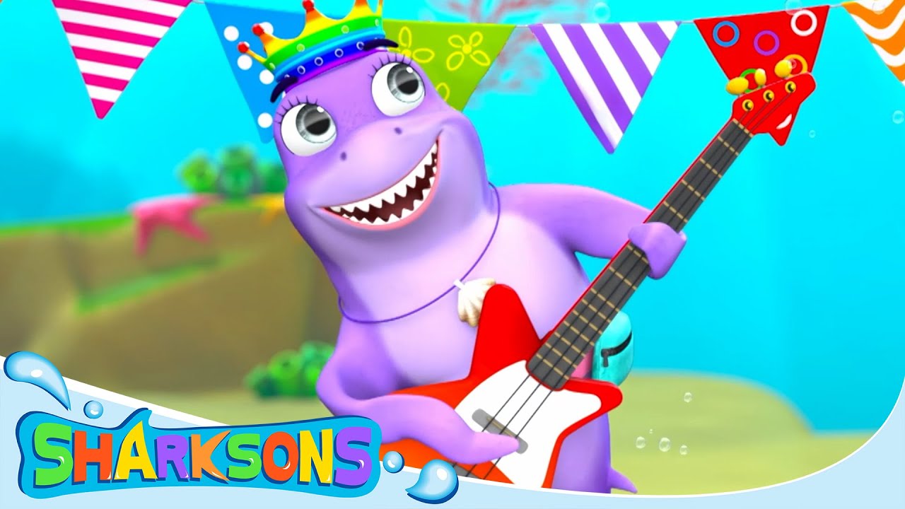 Party Time in the Sea - Baby Shark!! | Videos for Kids | Nursery Rhymes ...