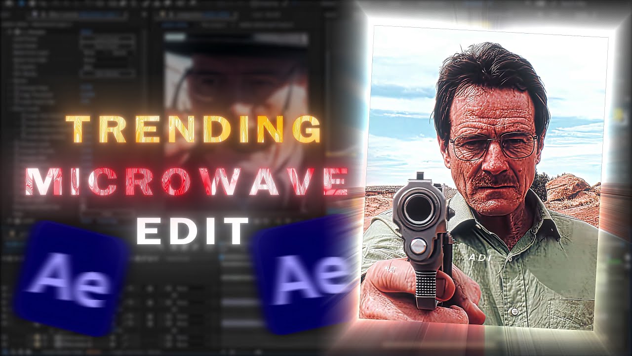 Microwave Edit Tutorial 🥵 Microwave Trend | After Effects Tutorial | Viral Microwave Edit ...