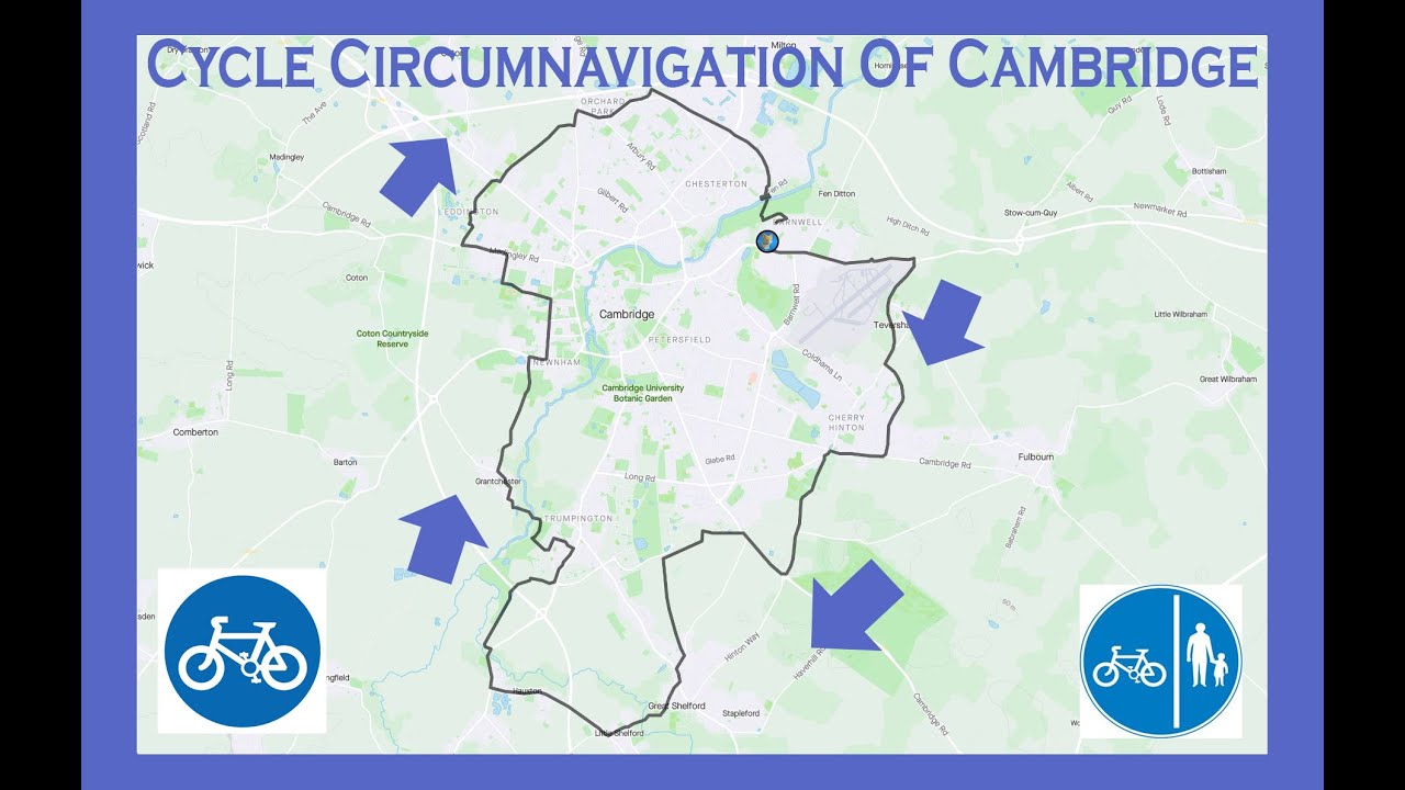 Cycle Circumnavigation Of Cambridge - YouTube