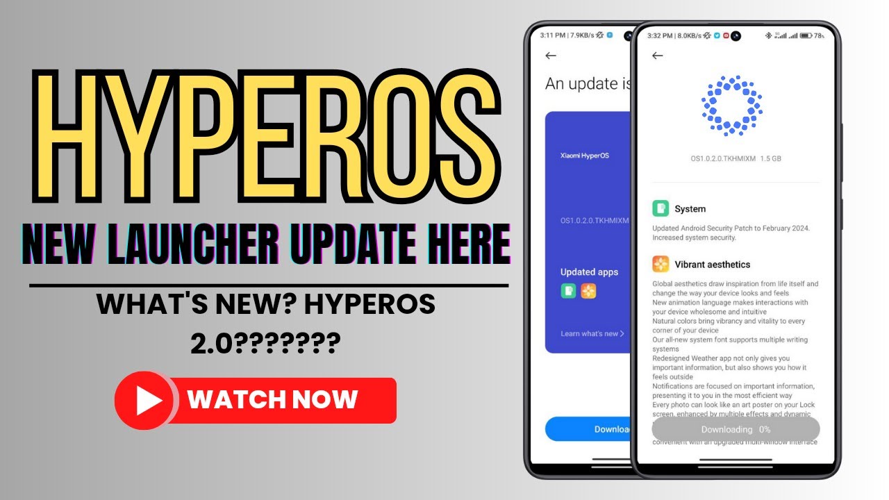 HyperOS new launcher update is now available with updated features ...