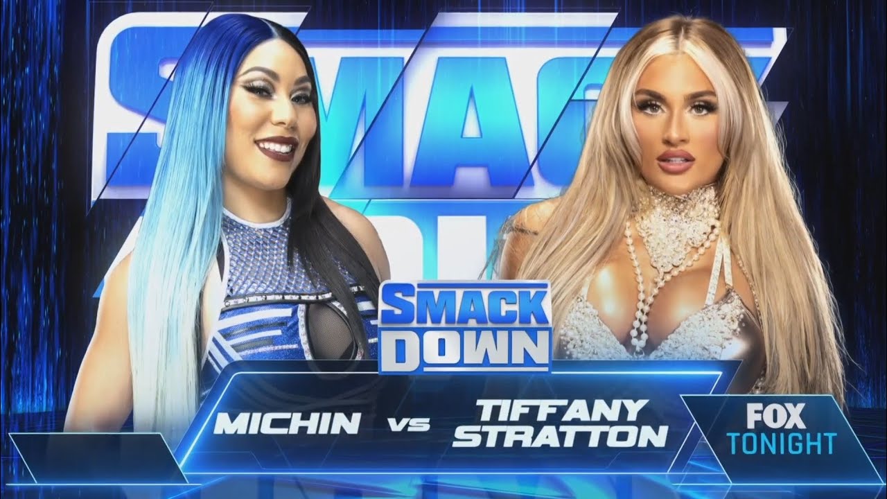Tiffany Stratton Vs Michin "Mia Yim" - WWE Smackdown 02/02/2024 (En ...