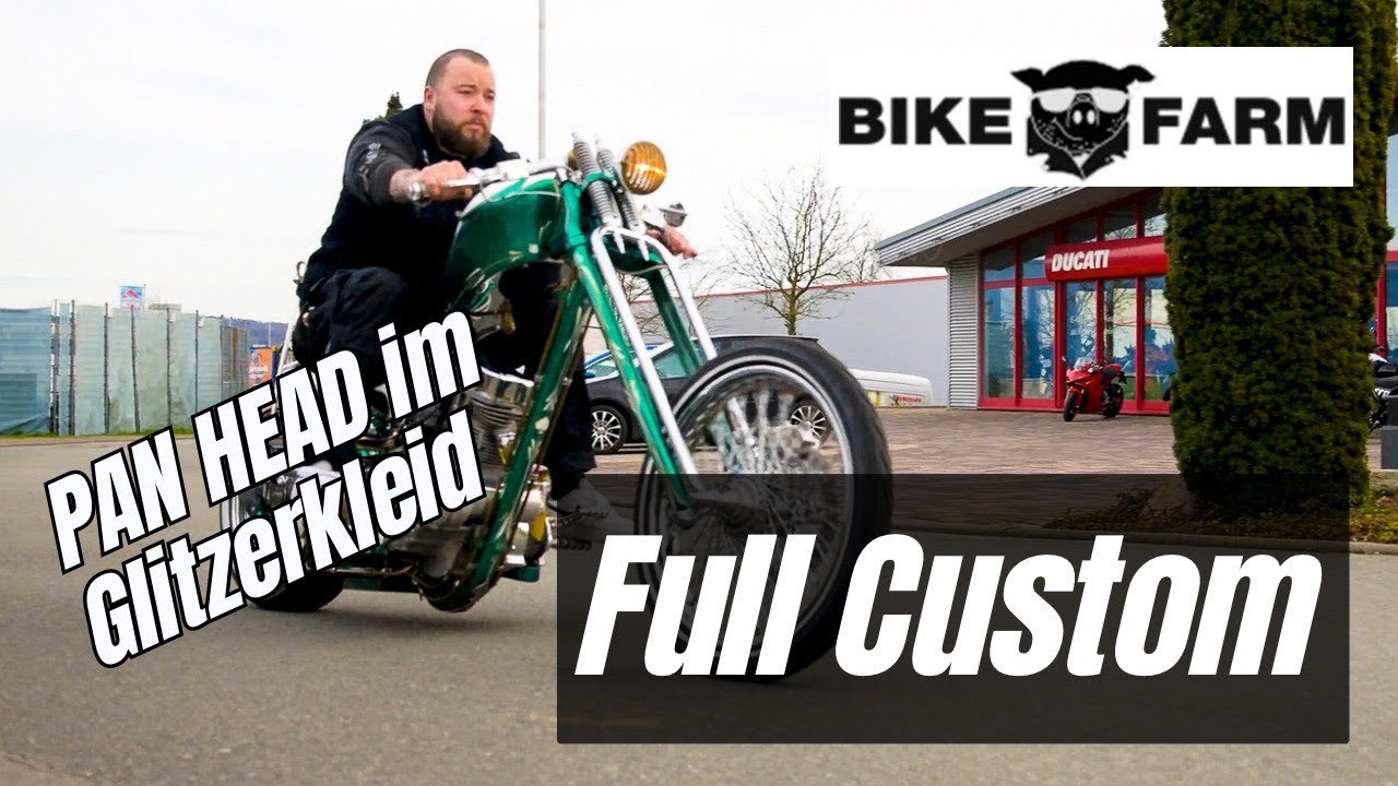Bike Farm - Pan Head Chopper im Single Tube Frame / The Gamblers Luck ...