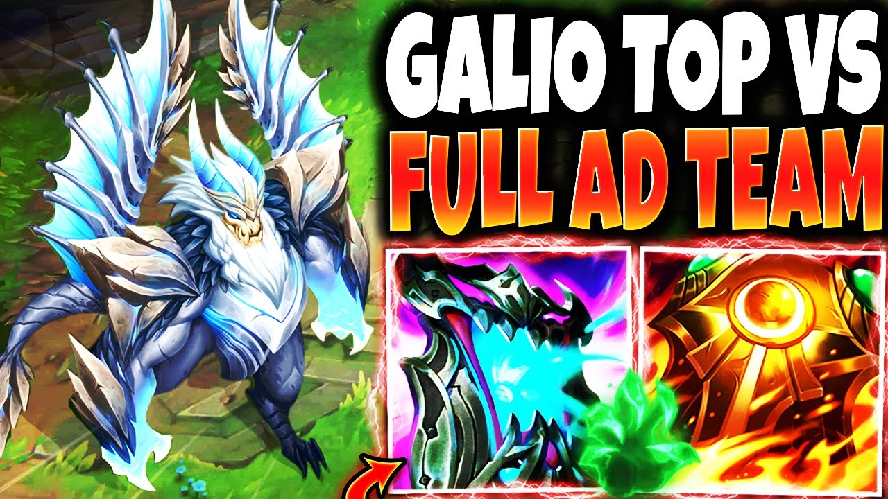 I counter pick myself to prove that my Immortal Galio Build Top can win ...