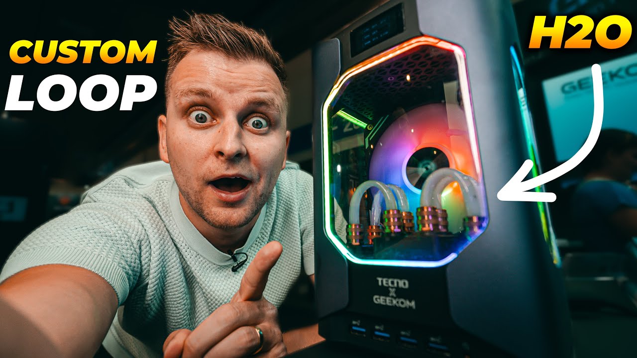 World's FIRST Water Cooled 'gaming' Mini PC! |Geekom MegaMini G1 - YouTube