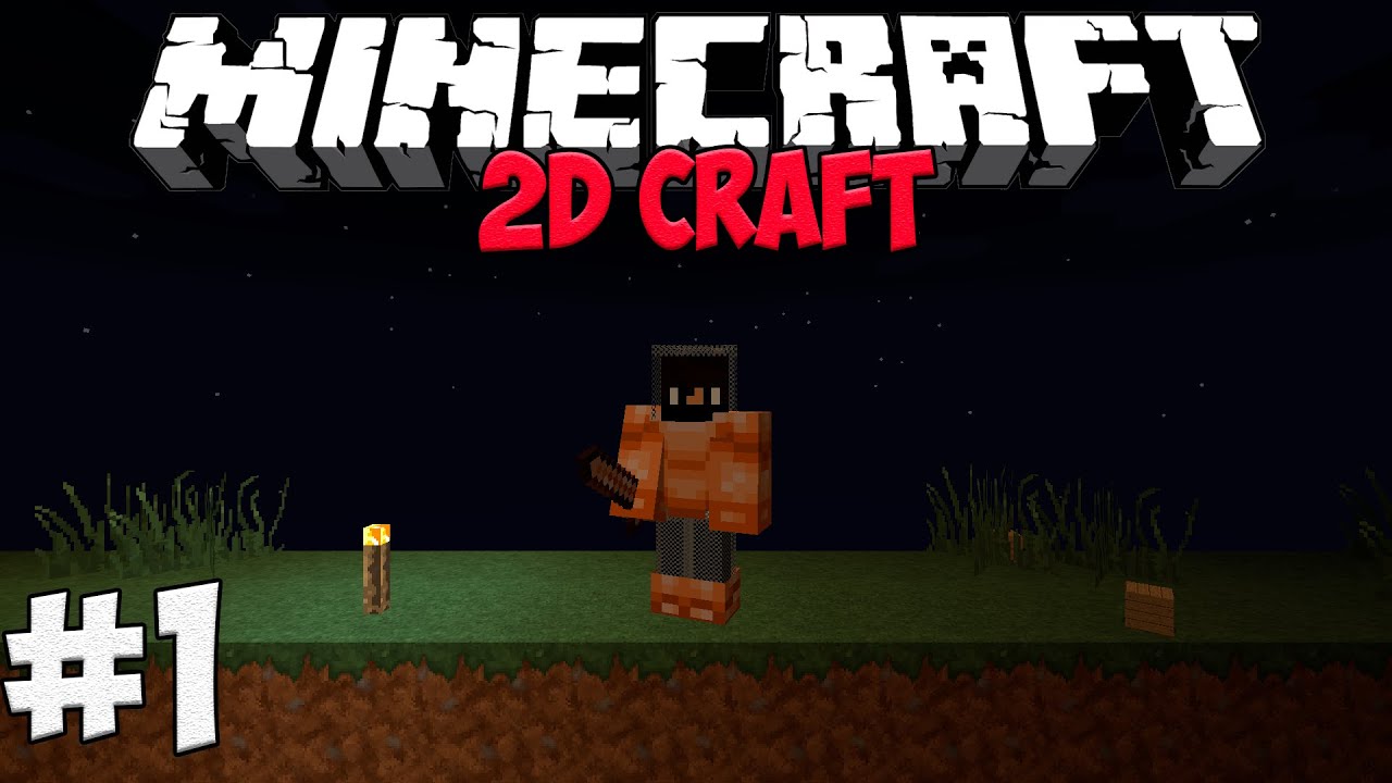 Minecraft: 2D CRAFT #1 - Грёбаный Ангел - YouTube