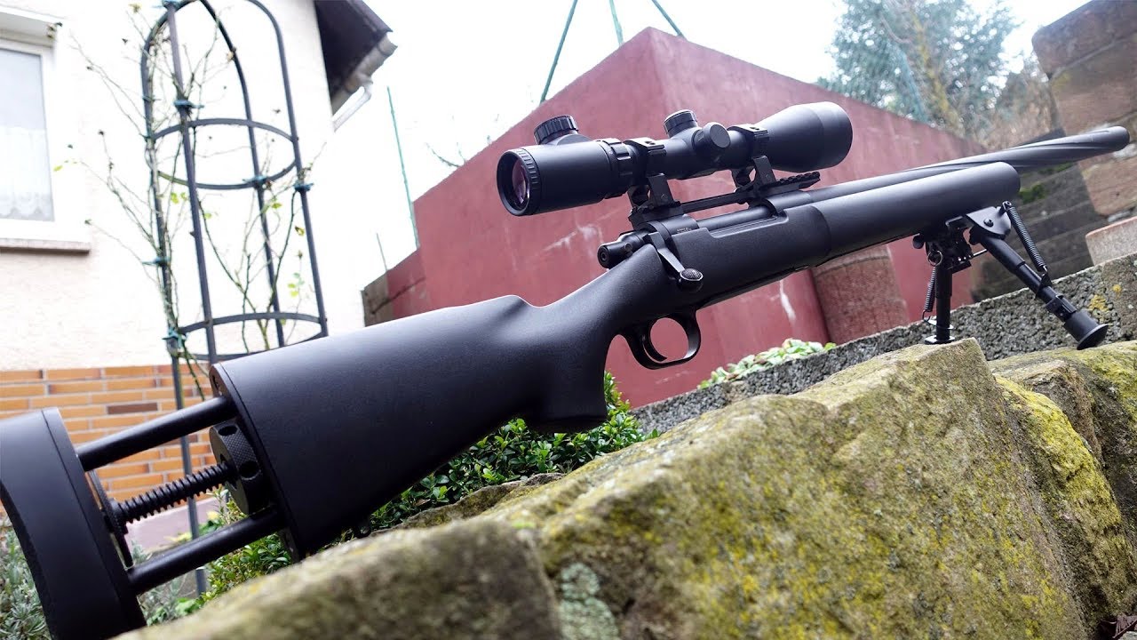 Softair Sniper Novritsch SSG 24 - Schusstest und Review! | Johnny Hand ...