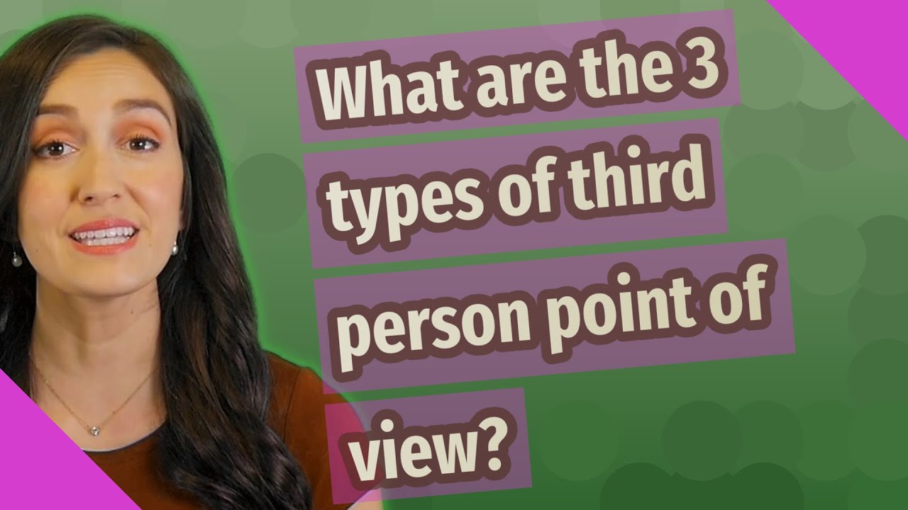 What are the 3 types of third person point of view? - YouTube