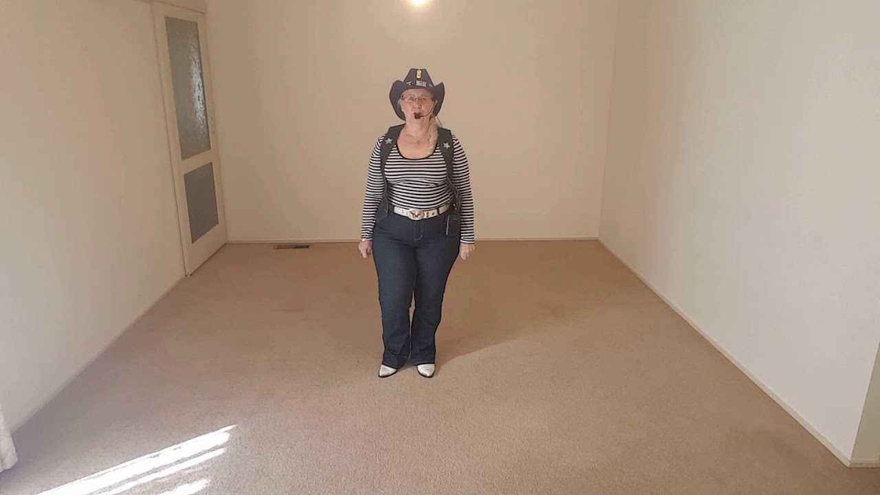 SCISSOR STEP. Right & Left (Linedance Steps) Teach/Demo: by Debra Ciavarella - YouTube