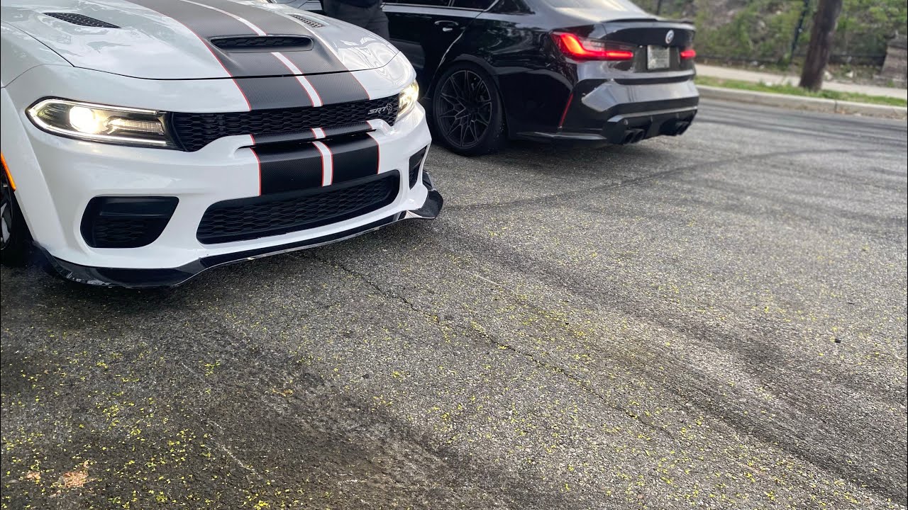 Cutting UP THROUGH TRENCHES In HELLCAT REDEYE & bmw m3 💨 - YouTube