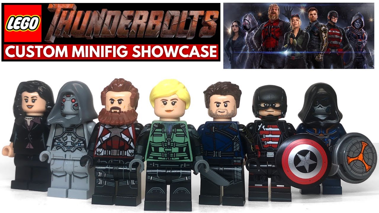 LEGO THUNDERBOLTS Custom Minifigure Showcase (Based Off D23 Concept Art ...