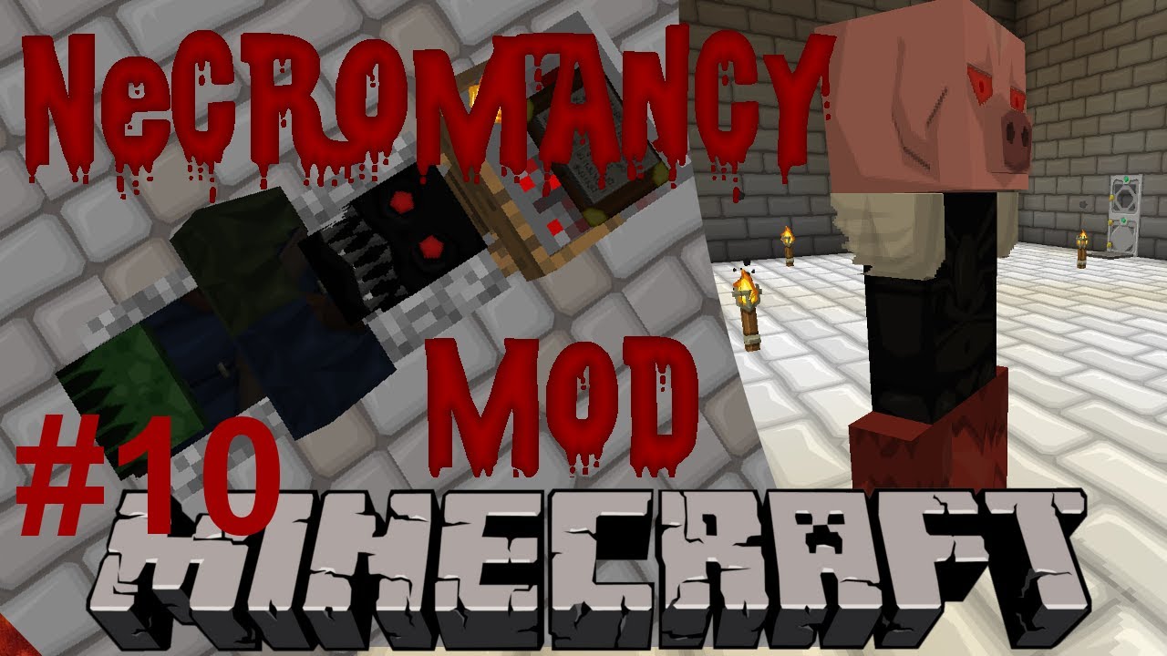 Minecraft: NECROMANCY Mod!! - Attack of the Bteam Ep. 10 - YouTube