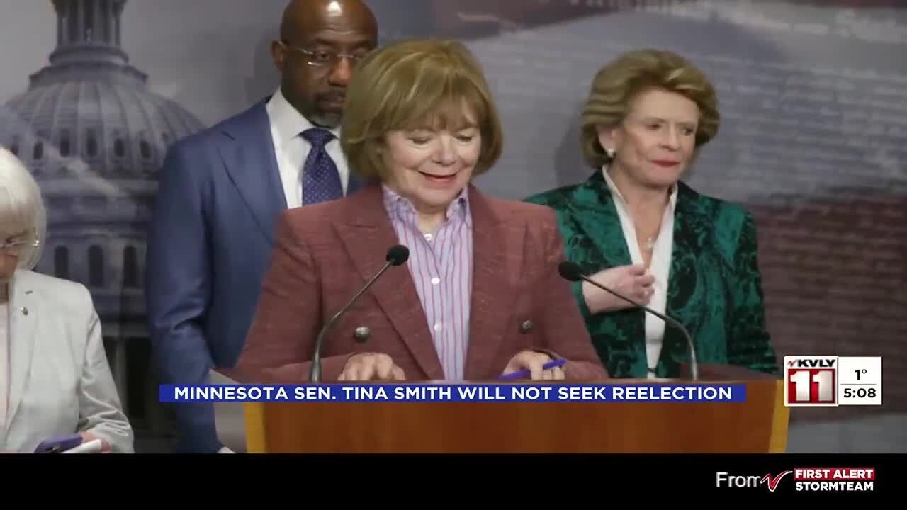 Minnesota Senator Tina Smith will not seek reelection - YouTube