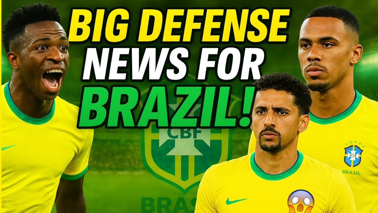 Massive Good News for Brazil’s Center-Backs Ahead of 2026 WC! - YouTube