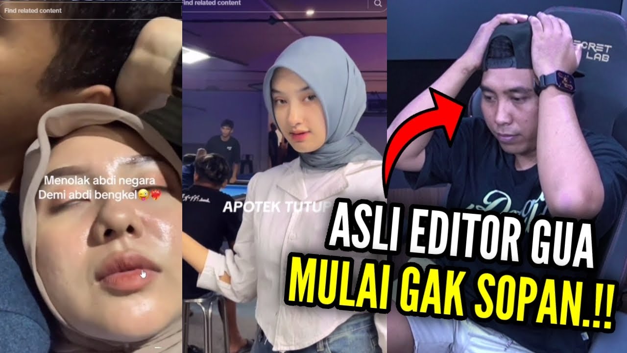 MANTANKU DI INCAR EDITORKU AUTO GUA PECAT‼️..REACT MEME KOCAK - YouTube