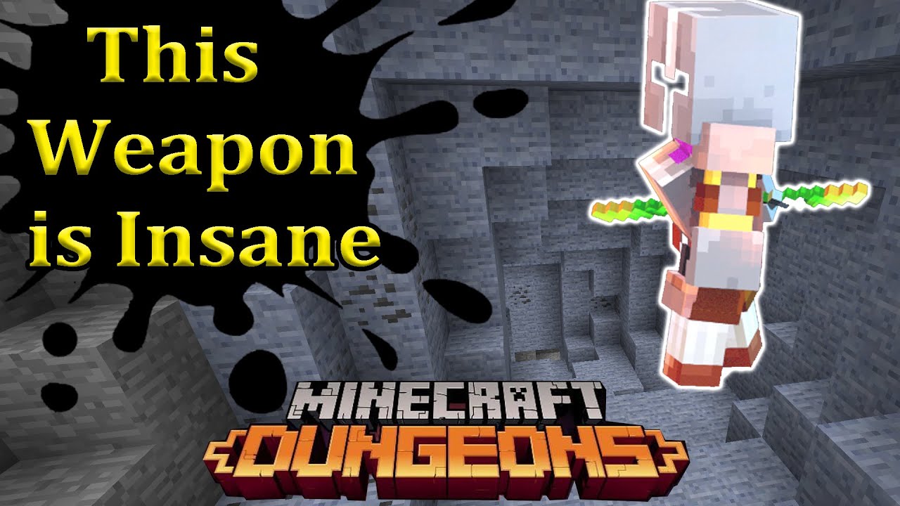 Best weapon in the game!?! Growing Staff Build Minecraft Dungeons - YouTube