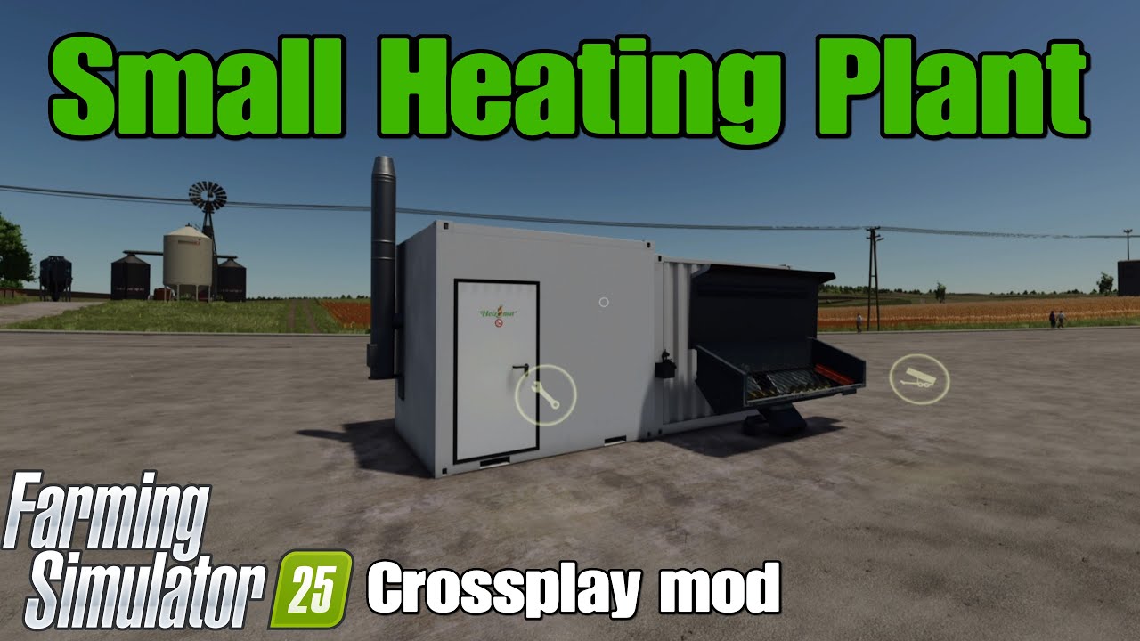 Small Heating Plant / FS25 Crossplay mod - YouTube