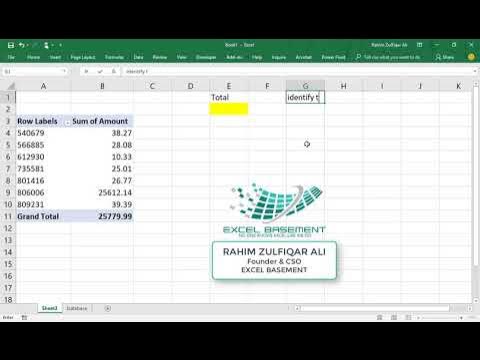 Create Dynamic SUM Range in Excel to Get Total from Pivots - SUM, OFFSET & COUNTA - YouTube