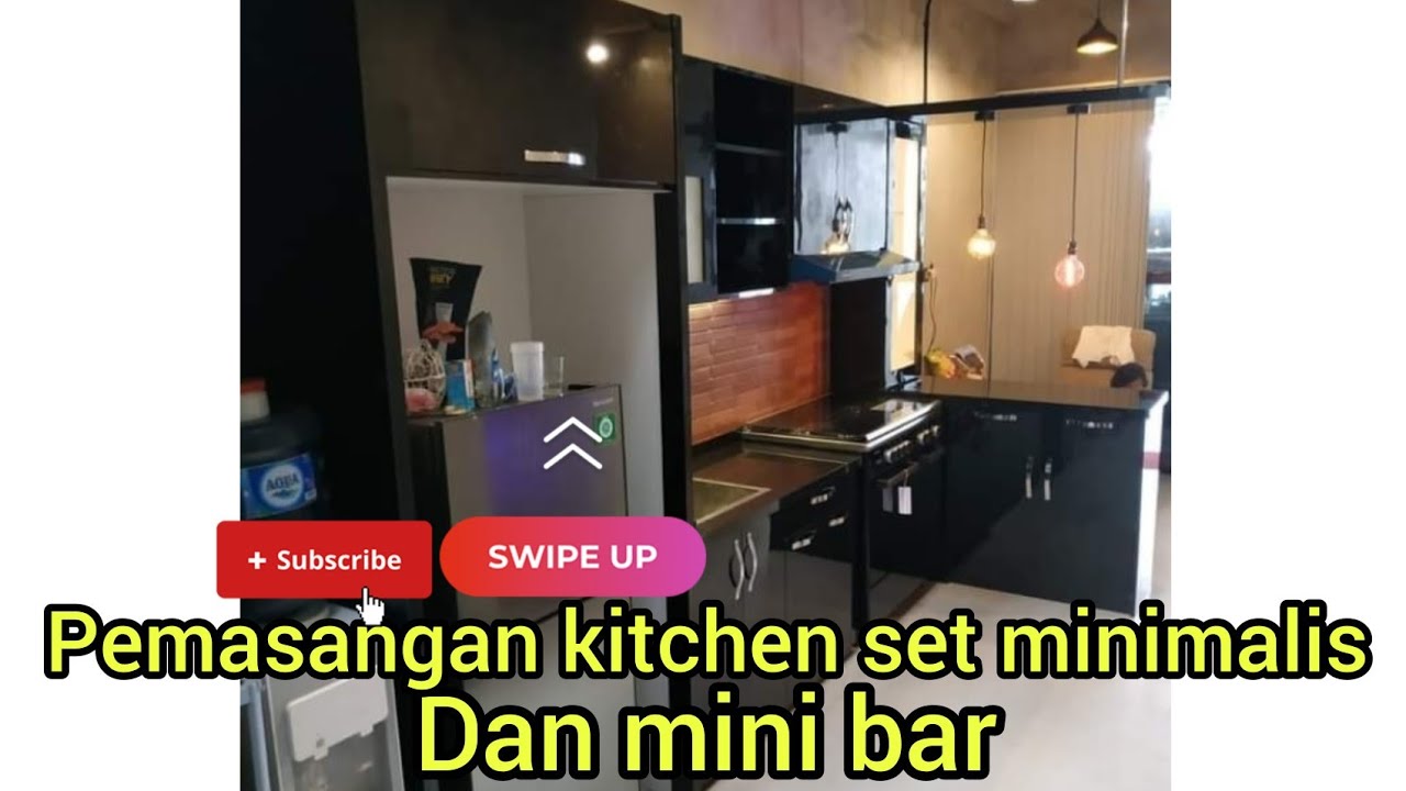 pemasangan kitchen set minimalis dan mini bar | ROOM INTERIOR DESIGN ...
