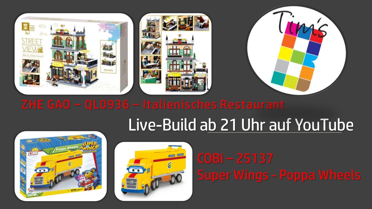 Live-Build: Zhe Gao - QL0936 - Italienisches Restaurant und Cobi ...