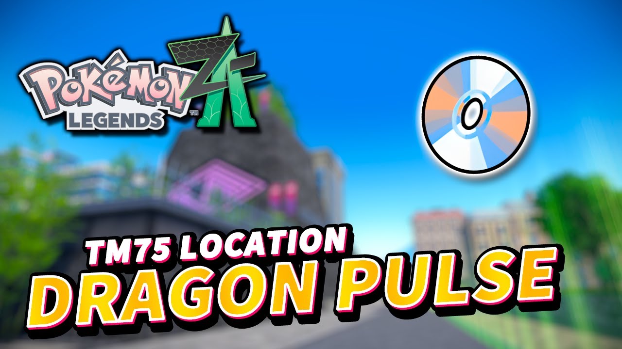 Pokemon Legends Z-A How to get DRAGON PULSE TM (TM75 Dragon Pulse ...