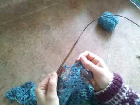 Picot Bind off and Shetland Purl Bind Off - OwlCat Designs Knitting Tutorials - YouTube