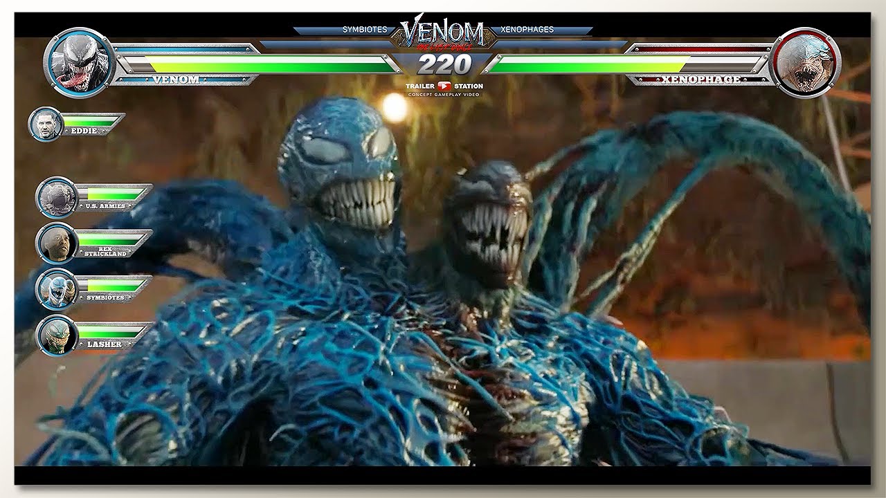 Team Symbiote vs Team Xenophage with Healthbars | Final Battle Part 1 ...