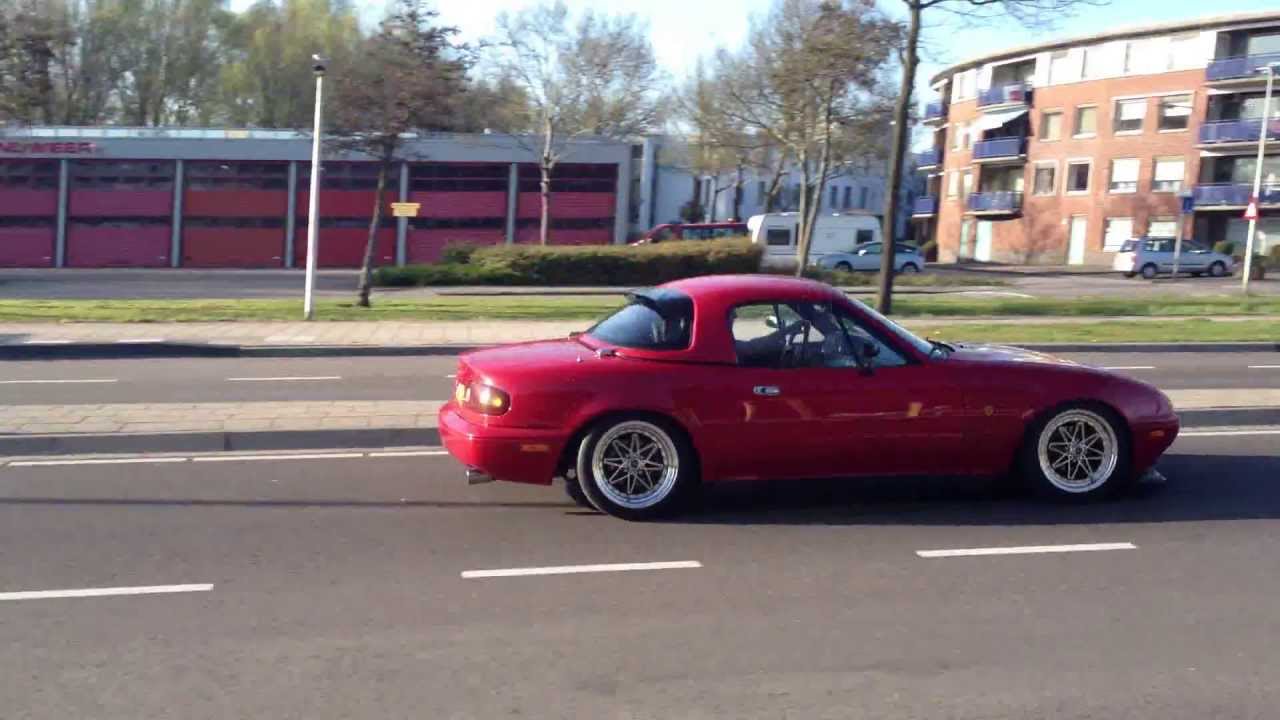 Mazda MX5 Stance Miata Lowest from the dutch scraping JDM - YouTube