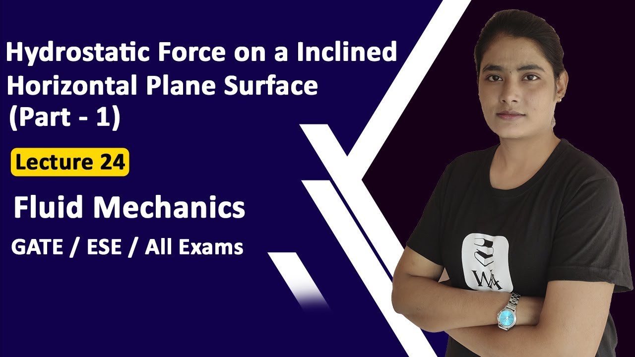 Hydrostatic Force on a Horizontal Plane Surface | Fluid Mechanics GATE ...