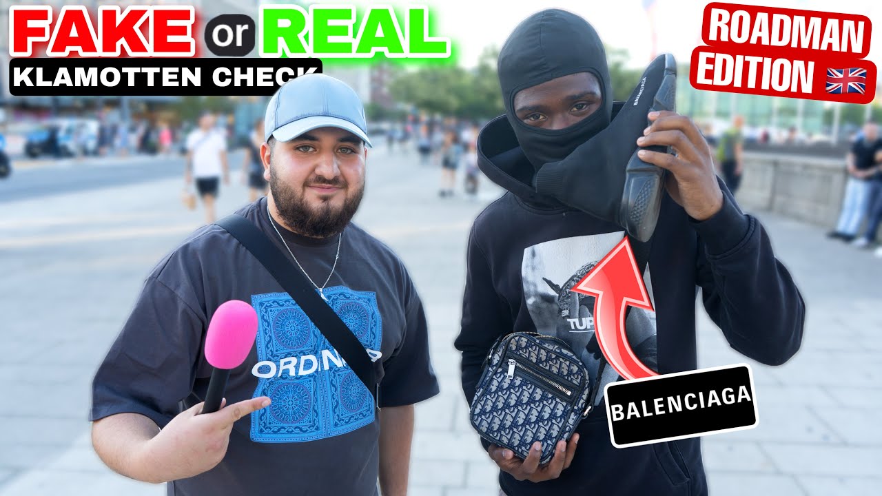 ROADMAN FLEXT MIT FAKE BALENCIAGA 🤡🔥 | FAKE ODER REAL KLAMOTTEN CHECK ...