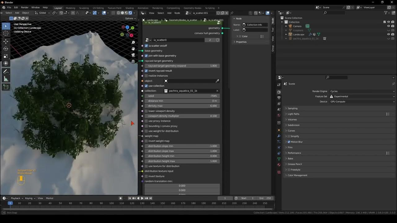 ia scatter for blender tutorial / raycasting 1 - YouTube