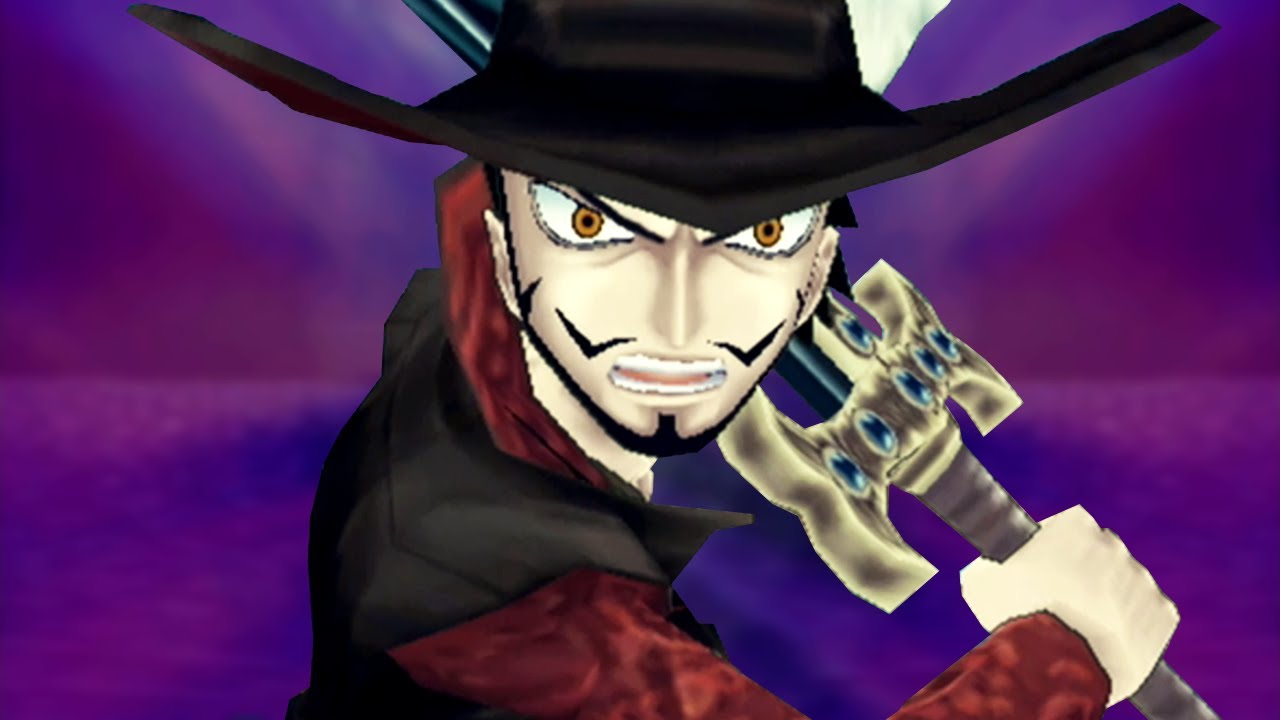 One Piece: Grand Adventure - Hawk-Eye Mihawk Moveset (All Attacks ...