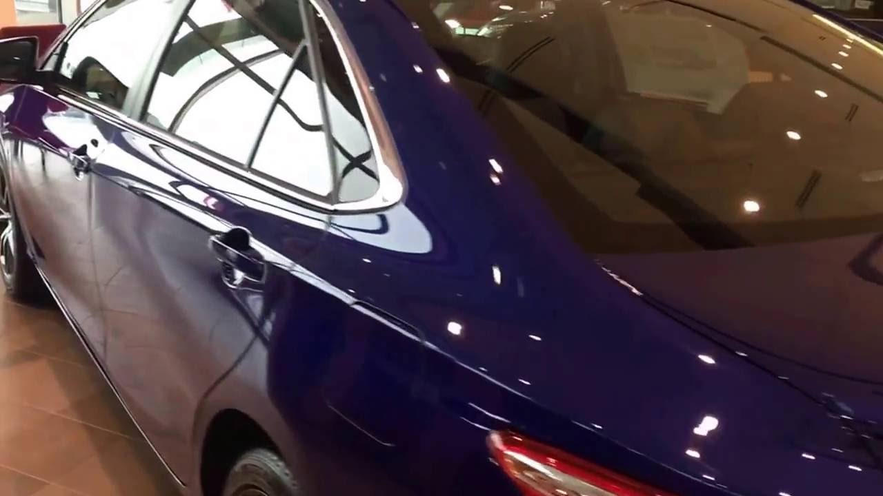 2016 Toyota Camry Blue Village Pointe Toyota Rusty! - YouTube