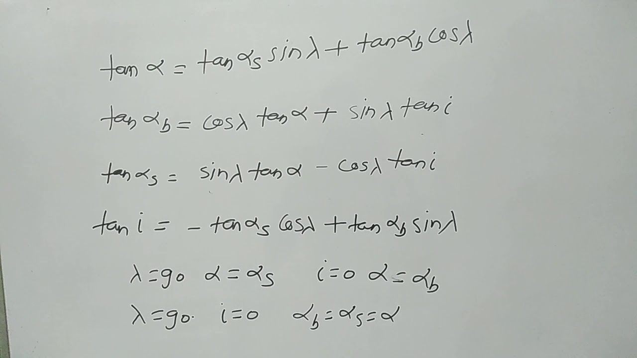 Angle conversion in between ASA and ORS - YouTube