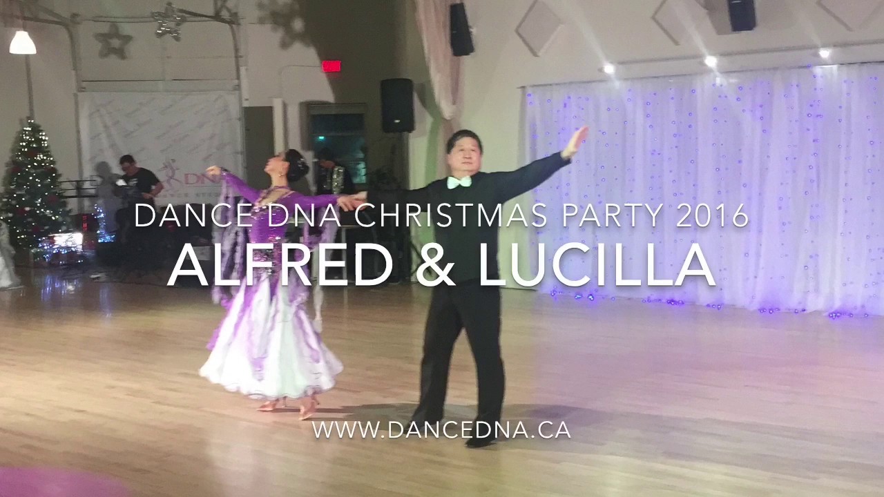 Dance DNA Christmas Party 2016. Alfred and Lucilla. Waltz - YouTube