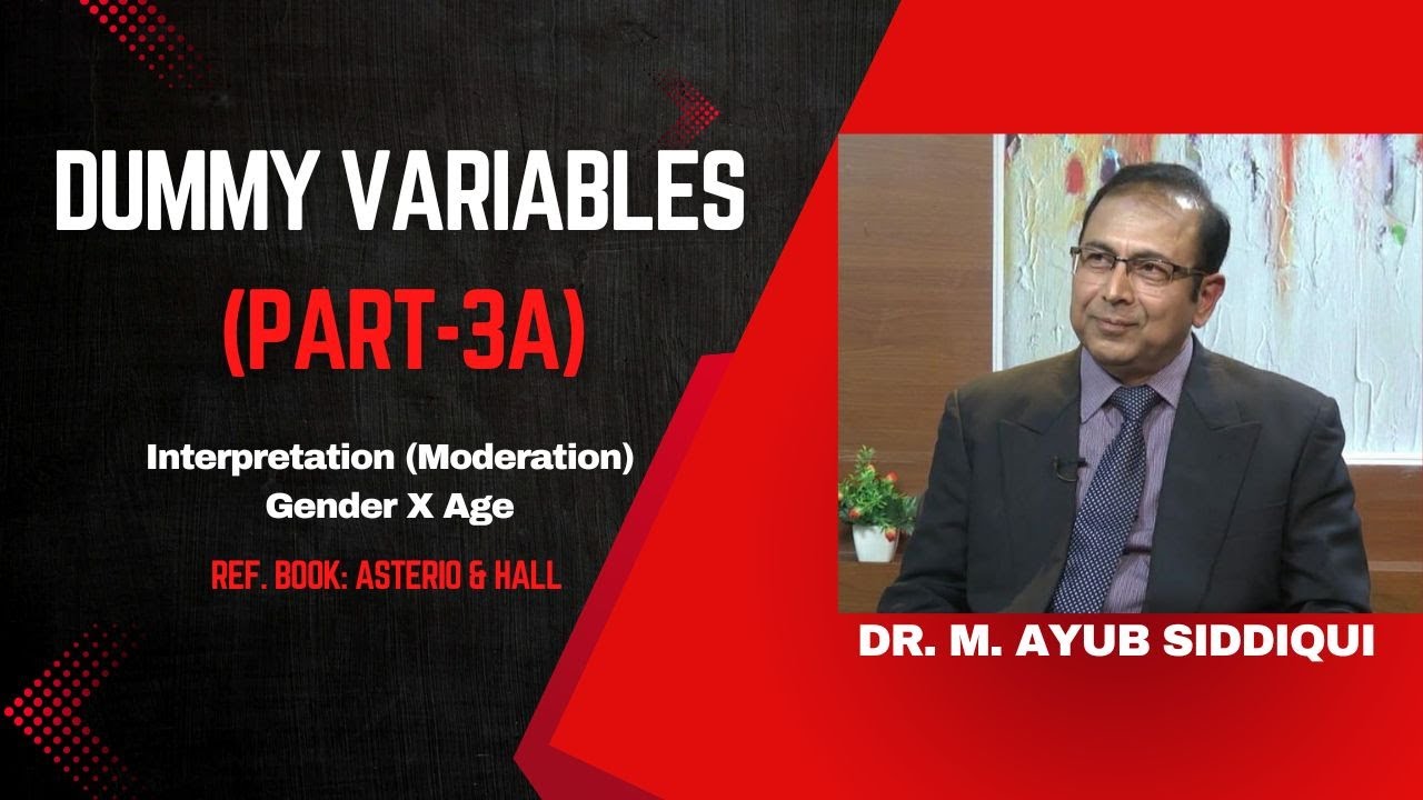 Dummy Variables(Part-3A) || Ref. Book Asterio & Hall || PhD ...
