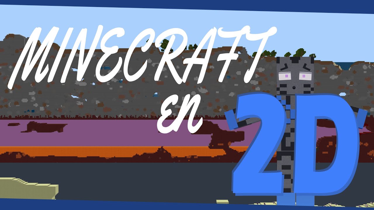 ¡Minecraft en 2D! 🤔 | Bedrock Edition - YouTube