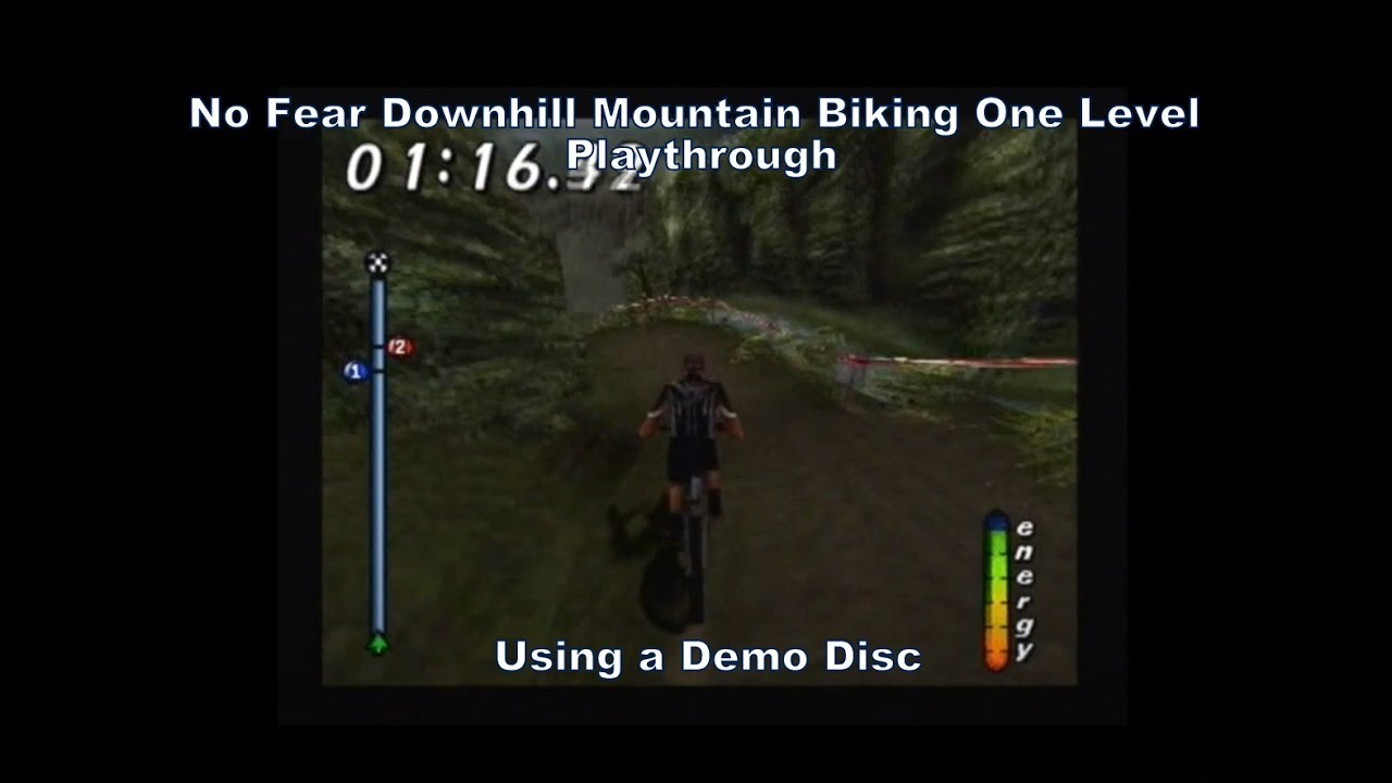 Ps1 Demo Disc 50 No Fear Downhill Mountain Biking One Level Playthrough ...