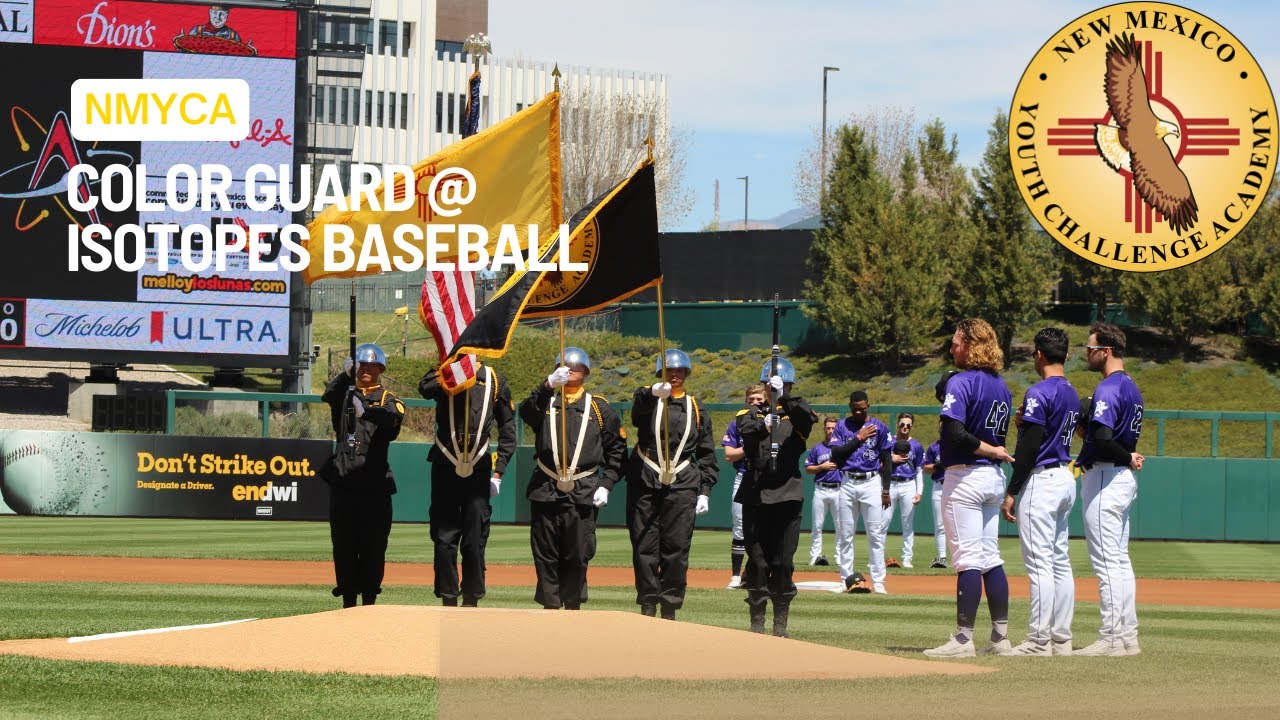 Cycle 46 Color Guard Presenting @ Albuquerque Isotopes Baseball # ...