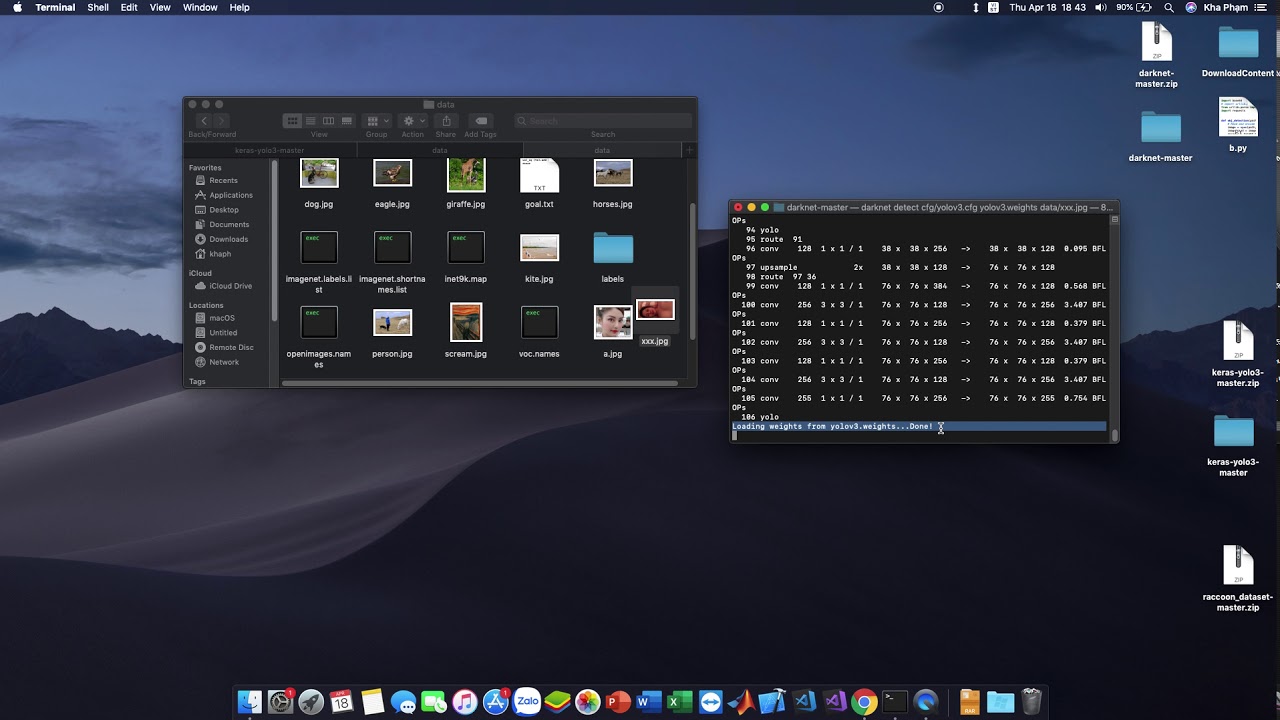 Object detection with YOLO3 - YouTube